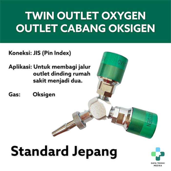 Jual Twin Outlet Oxygen - Outlet Cabang Oksigen - JIS Jepang - Jakarta ...