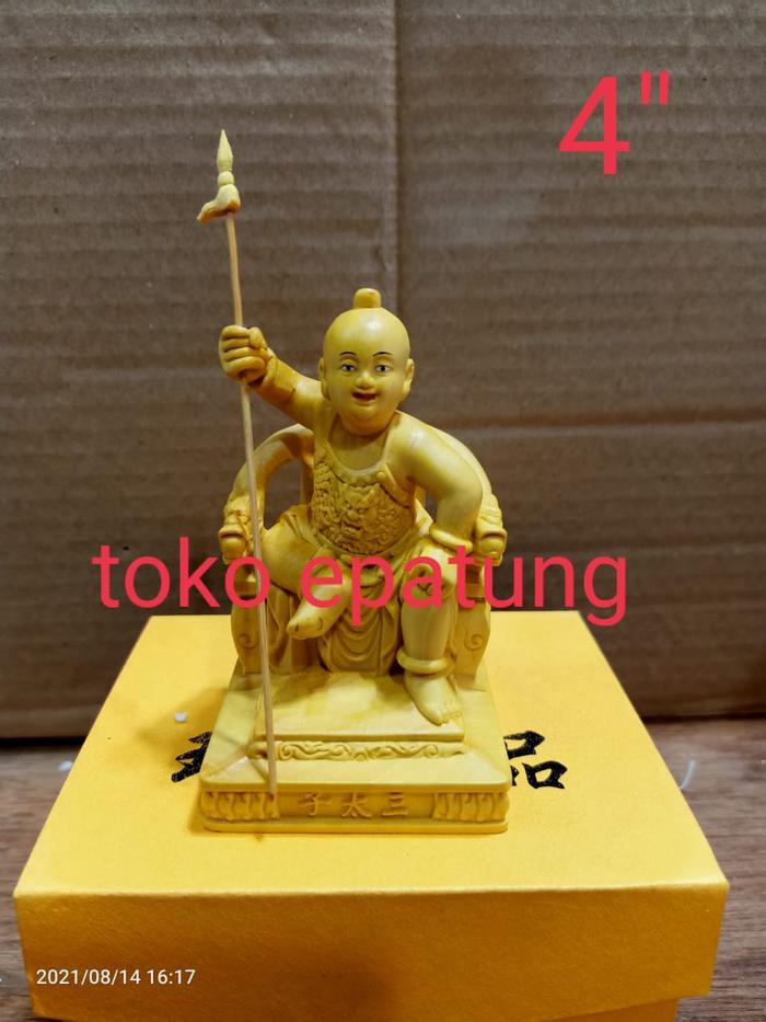 Jual patung dewa naca / locia / nacha duduk - kayu - 4 inch - Model 2 ...
