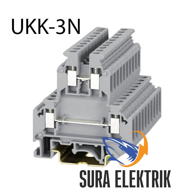 Jual Double Level Terminal Block / 2 Tingkat Terminal UKK-3N - Kota ...
