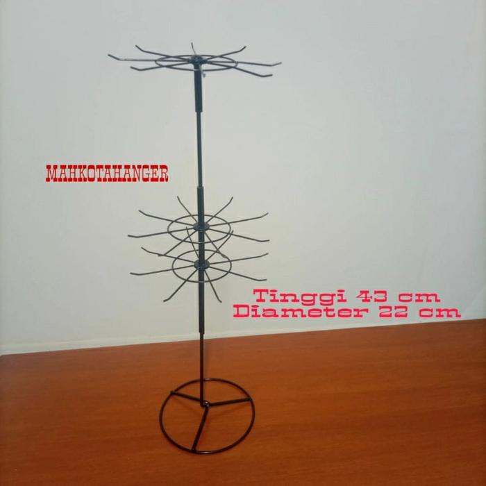 Jual RAK DISPLAY PUTAR MATAHARI 3 SUSUN GANTUNGAN AKSESORIS DISPLAY di ...