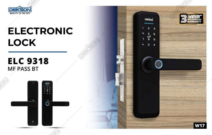 Jual ELECTRONIC LOCK DEKKSON ELC 9317 MF FIN PASS BT BK DEKSON ELC 9318 ...