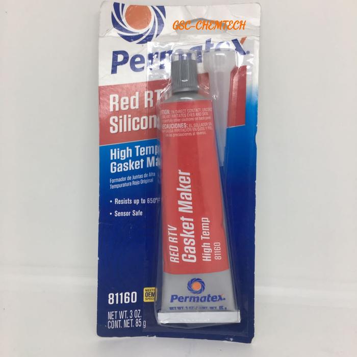 Jual Permatex Red RTV Silicone High Temp Gasket Maker 81160 (85g ...