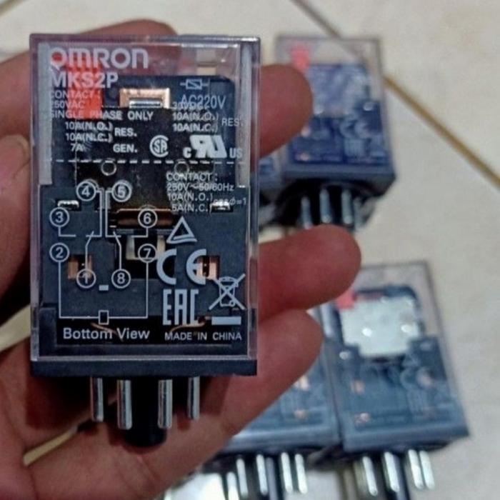 Jual Relay MKS2P 220V 10A 8 kaki Original OMRON - Jakarta Pusat - DUNIA LISTRIK SEJAHTERA ...