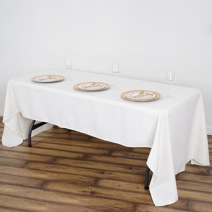 Promo taplak meja makan polos custom ukuran - Putih, 200 x 200 cm ...