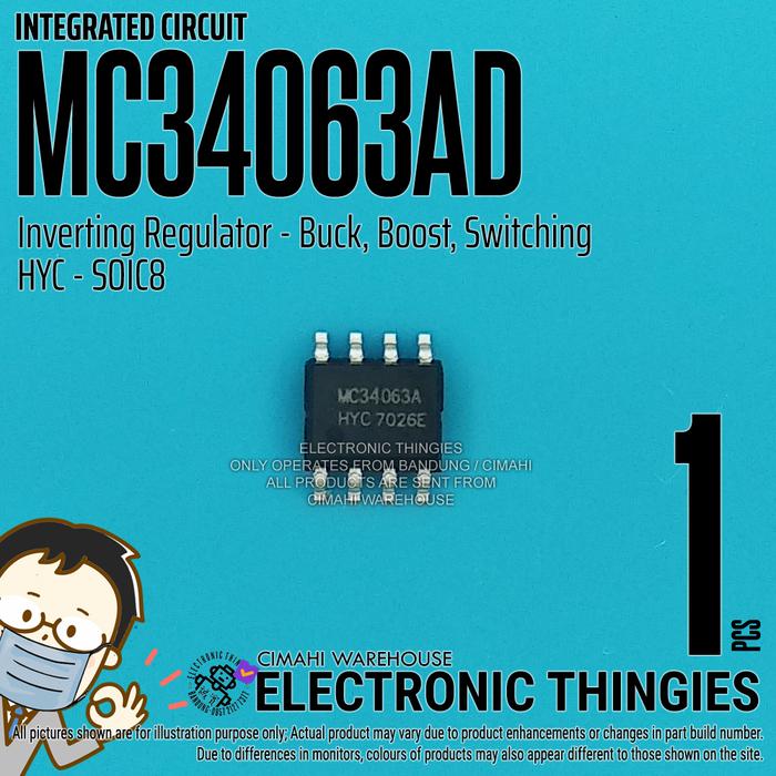 Jual MC34063AD SOIC8 HYC MC34063A MC34063 34063 IC BUCK BOOST INVERTER - Kota Cimahi ...