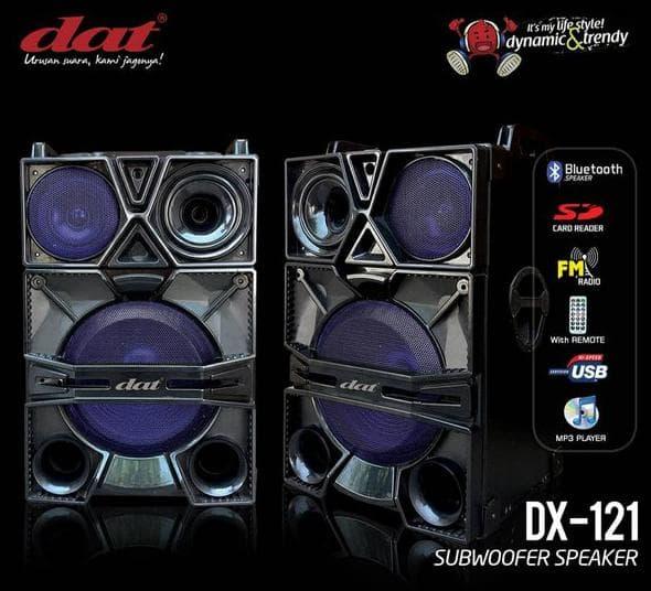 Jual SPEAKER AKTIF DAT DX-121 DX121 DX 121 SUBWOFER BLOETOOTH USB RADIO - Kota Jambi - Golden ...