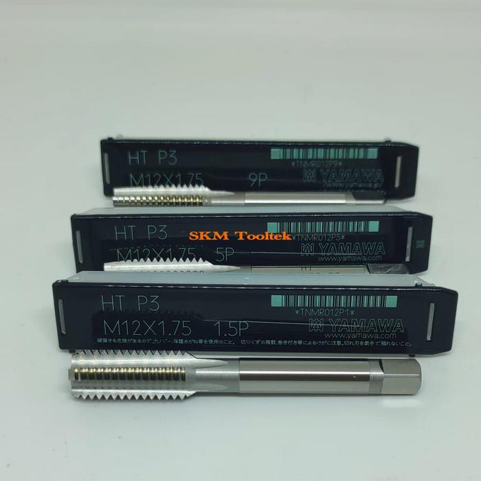 Jual Hand Tap HSS Yamawa Japan M12 x 1.75 (1Set = 3Pcs ) - Jakarta Barat - SKM Tooltek | Tokopedia