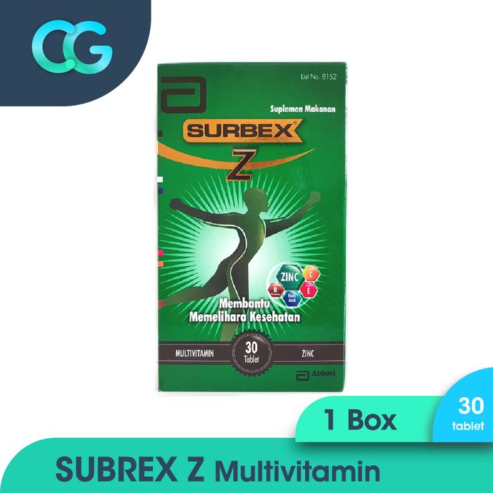 Jual Surbex Z Multivitamin - 1 box isi 30 - Jakarta Barat - CustomGoods ...