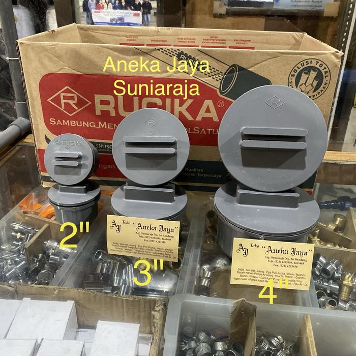 Jual Clean Out 3 Inch Rucika CO 3in Tutup Pipa ada Drat Rucika buka ...