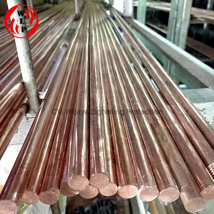 Jual Grounding Rod RC Ukuran 5/8 inch Diameter 14,5 mm Panjang 3 Meter ...