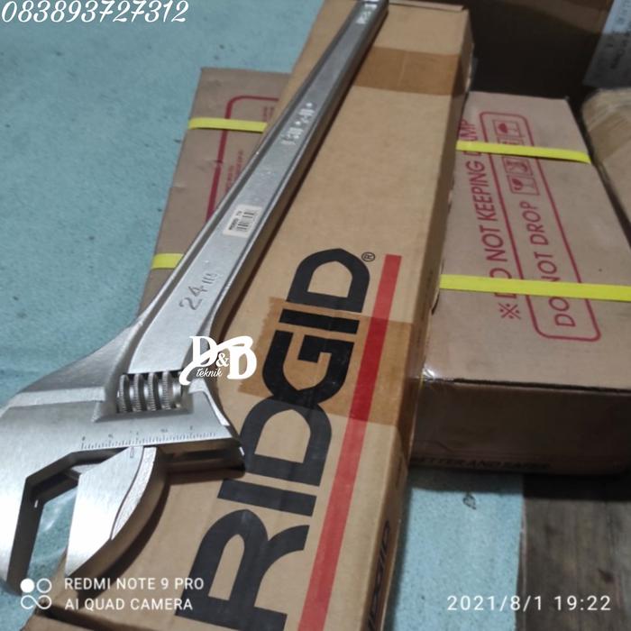 Jual KUNCI INGGRIS 24 inch RIDGID ADJUSTABLE WRENCH Original USA(DND ...