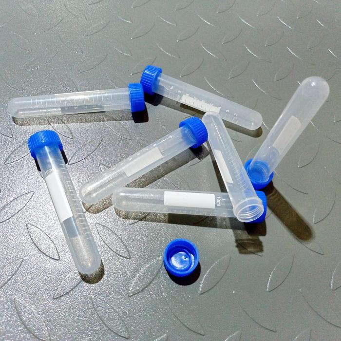Jual Tabung atau Botol Centrifuge Sample 10ml Tutup Biru - Kota ...