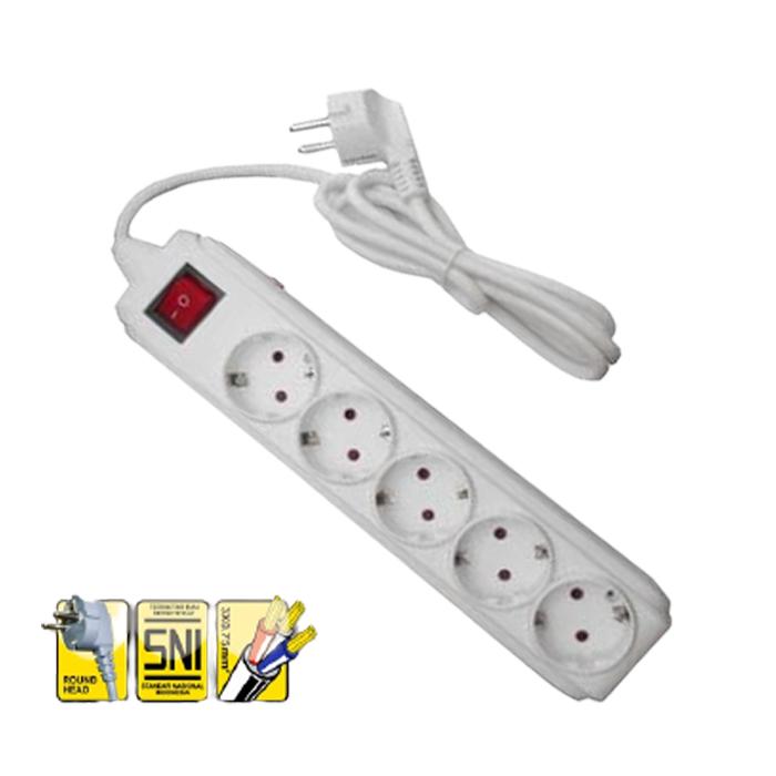 Jual Stop Kontak 1.5M / Kenmaster Stop Kontak 5 Lubang Kode Br02 di ...