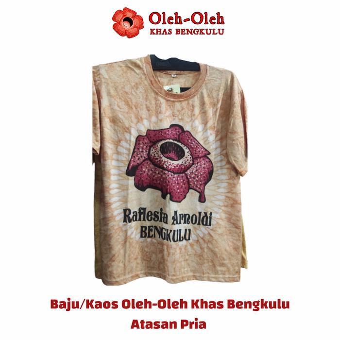 Jual Baju/ Kaos Bunga Rafflesia / Oleh-Oleh Khas Bengkulu / Size Dewasa ...