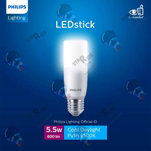 Jual Lampu Philips LED DLStick 5.5Watt 5.5W E27 Putih Cool Daylight ...