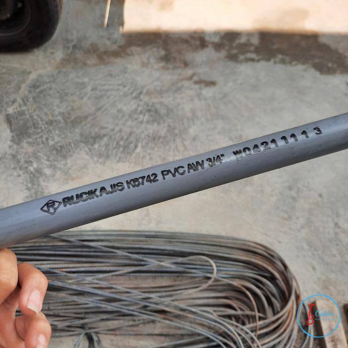 Promo Pipa PVC 3/4 inch RUCIKA WAVIN JIS Abu (AW) Per batang - Jakarta ...