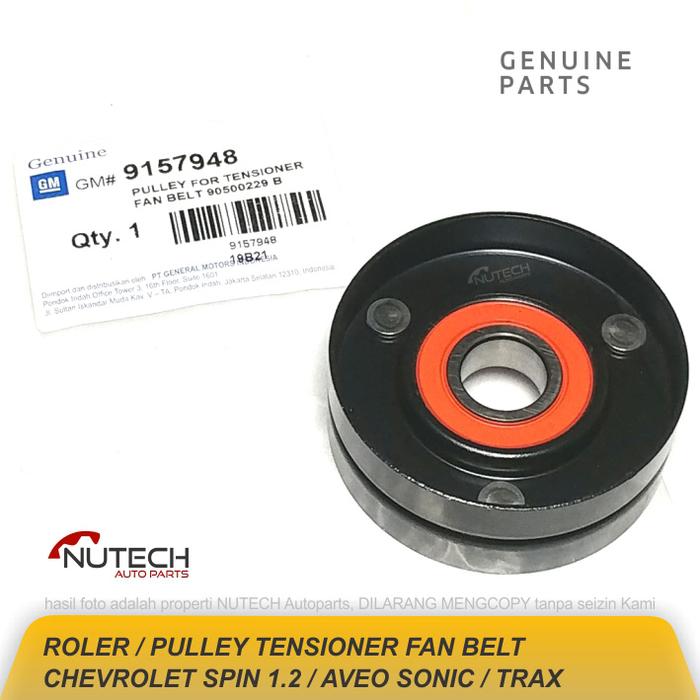 Jual Roler Roller Pulley Puli Tensioner Fan Belt Spin 1.2 Aveo Sonic ...
