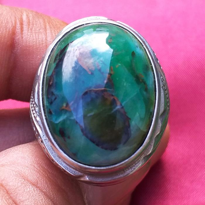 Jual Batu Akik Garut Ijo Tembaga Kilau Motifnya Kontras Tajam Bodyglass ...