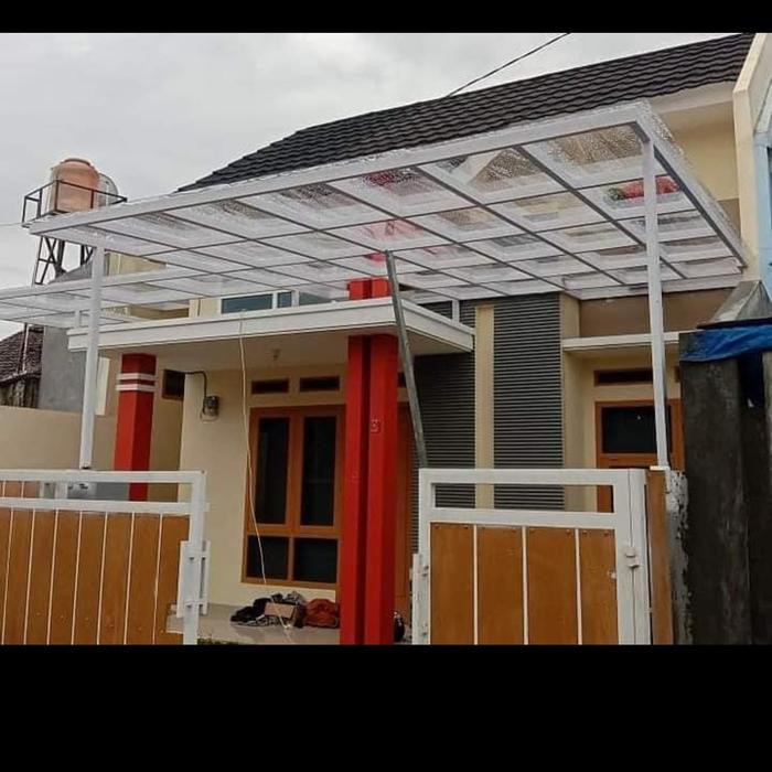 Jual Kanopi Besi Holo + Atap Solartuff/Lunalite Full Transparant - Kota ...
