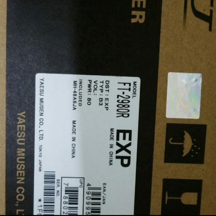 Jual Rig Yaesu Ft-2980 / Ft-2980 R / Ft2980r / Ft2980 R Vhf 136-174mhz Ori Di Seller Noelle ...