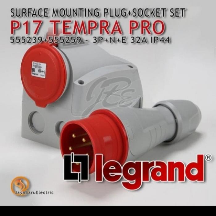 Jual Legrand 1 Set Plug Surface Mounting Socket 3p+E+N 5pin 32A - Jakarta Pusat - CAHAYA ...