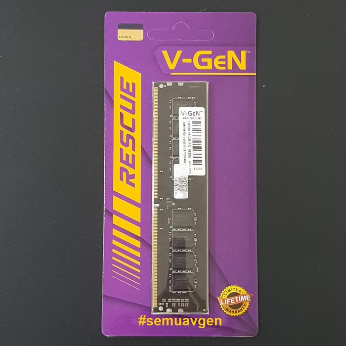 Jual RAM V-GeN DDR4 16GB PC19200/2400Mhz Long Dimm / Memory PC VGEN ...