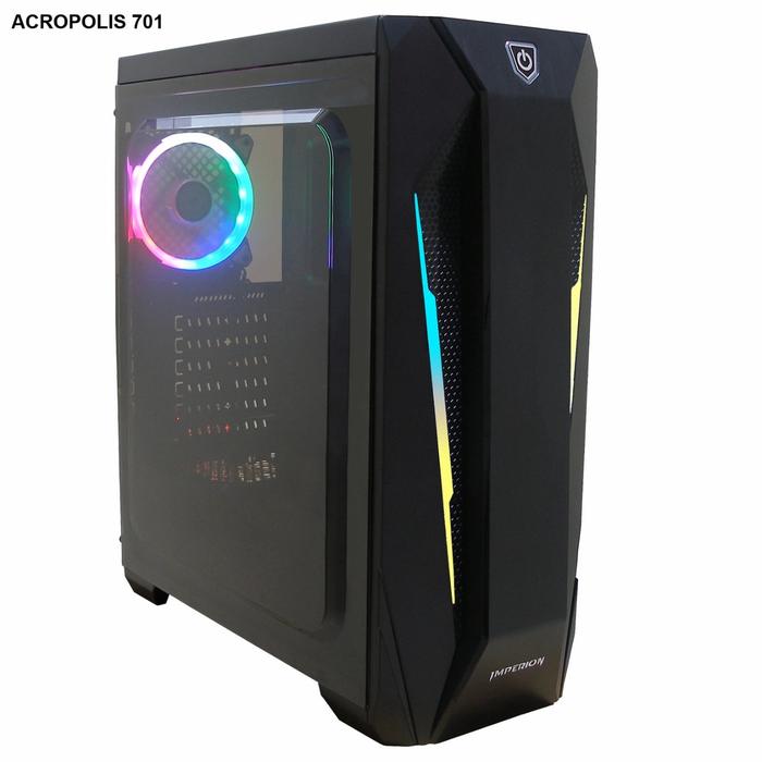 Jual casing acropolis 701 casing cube gaming rgb casing pc pc case ...