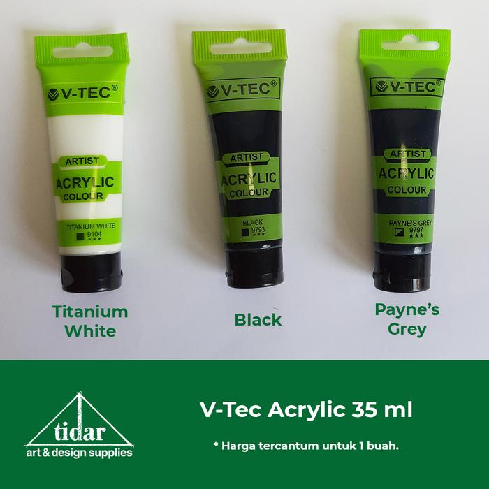 Jual V-Tec Acrylic Colour Paint 35 ml / Cat Akrilik Vtec - Vandyke Brown - Kota Bandung - Tidar ...