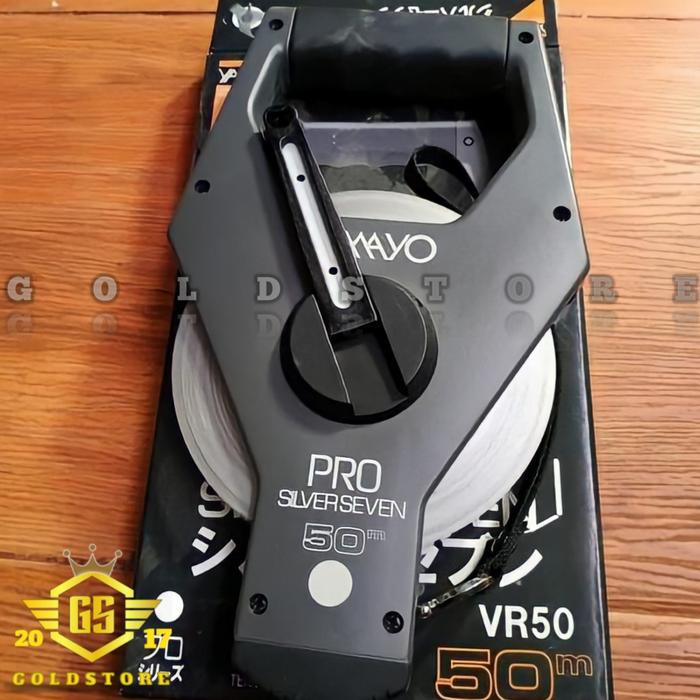 Jual (GS) meteran rol gulung yamayo 50 meter vr50 type silver seven ...