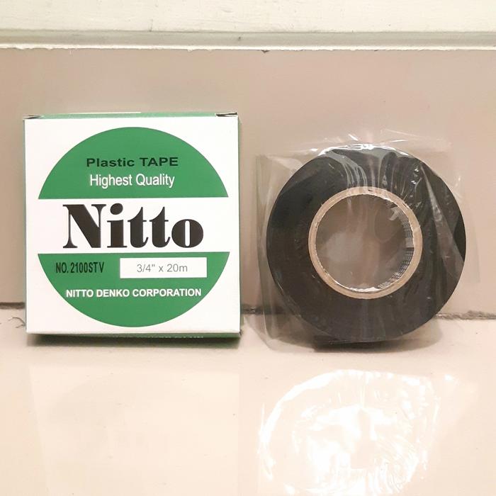 Jual ISOLASI NITTO 2100STV PLASTIC TAPE HIGHEST QUALITY 3/4" × 20M ...