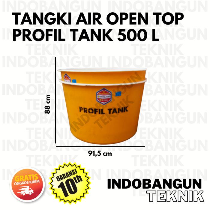 Jual Tandon Toren Tangki Air Profil Tank TAO 500 Bak Terbuka Open Top ...