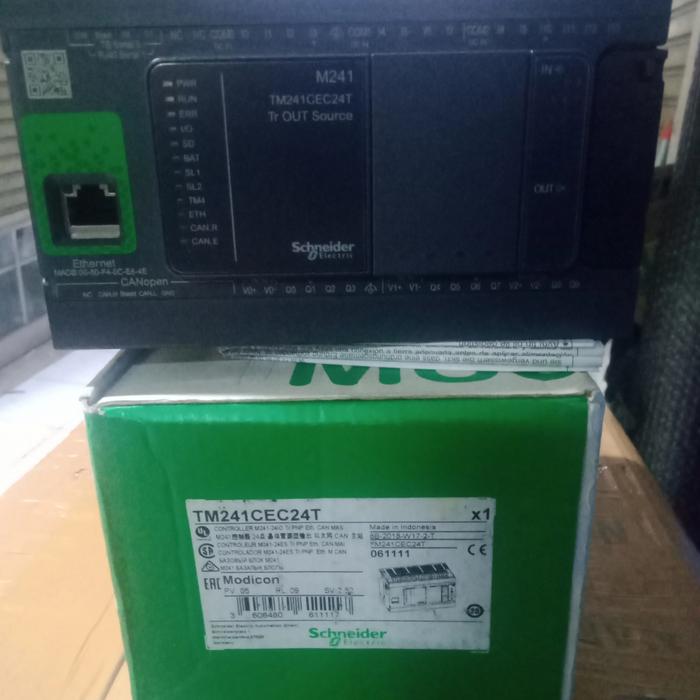 Jual plc Schneider modicon TM241CEC24T original - Kota Bandung - JAYA ...
