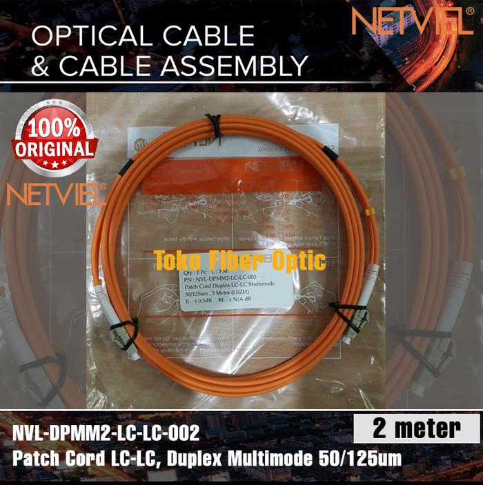 Jual Netviel Patch Cord LC-LC, Duplex Multimode 50/125um, 1 - 20 meter ...
