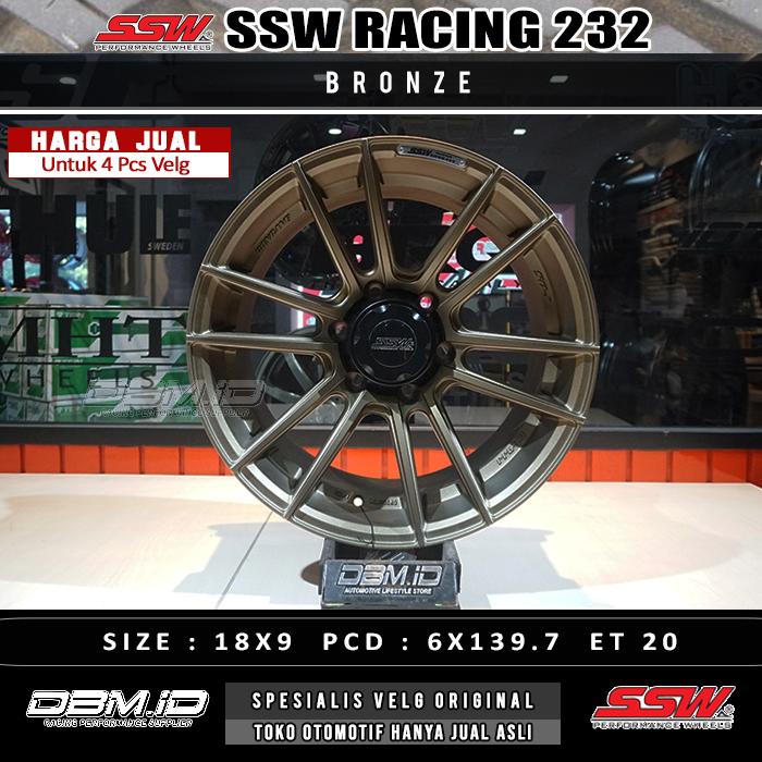 Promo VELG SSW Racing 232 R18 18x9 6x139.7 et 20 Bronze ABDS Cicil 0% ...