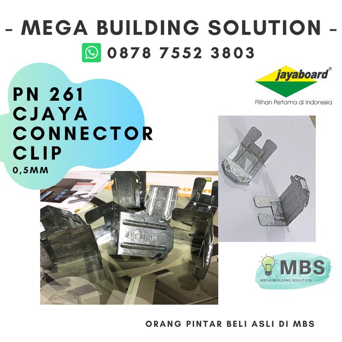 Jual C Jaya Connector Clip PN261 / Metal Furring Klip CJaya / Rangka ...