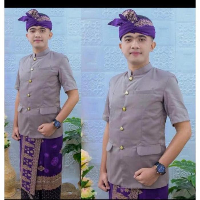 Jual TERBARU BAJU SAFARI BALI / BAJU ADAT BALI PRIA / BAJU KHAS BALI ...