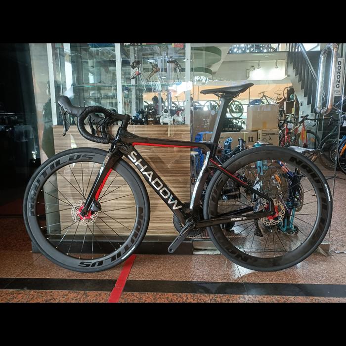 Jual Sepeda balap Roadbike Shadow Roadster R7 Disc FULL Carbon Ultegra ...