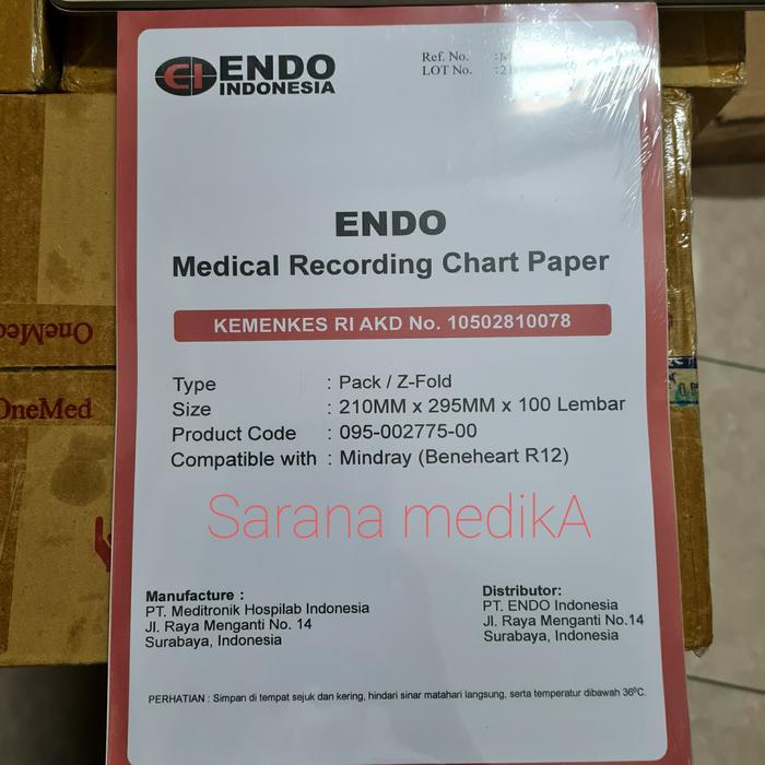 Jual Paper ECG R12 Mindray/Mindray Kertas EKG R 12 - Jakarta Pusat ...