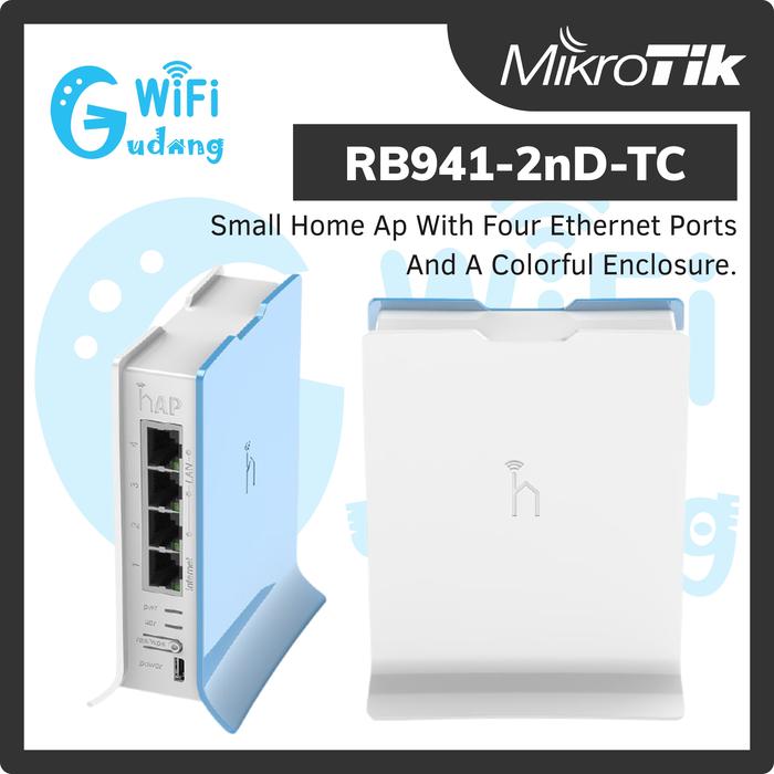 Jual MIKROTIK Router Wireless RB941-2nD-TC (hAP-Lite2) - Jakarta Pusat ...