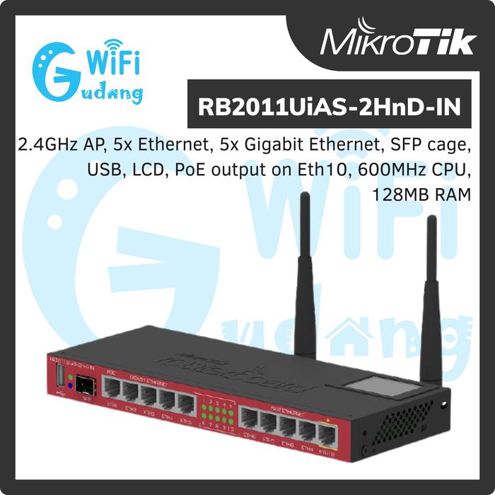 Jual Mikrotik Routerboard RB2011UiAS-2HnD-IN Wireless Router - Jakarta ...