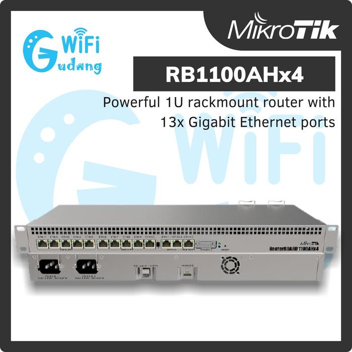 Jual Mikrotik RB1100AHx4 1U Rackmount Router - Jakarta Pusat ...