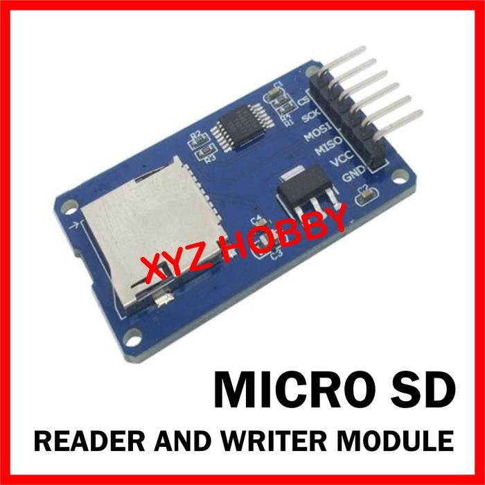 Jual Micro SD Card Reader Writer Module For Arduino Modul MicroSD - Kota Tangerang - XYZ Hobby ...