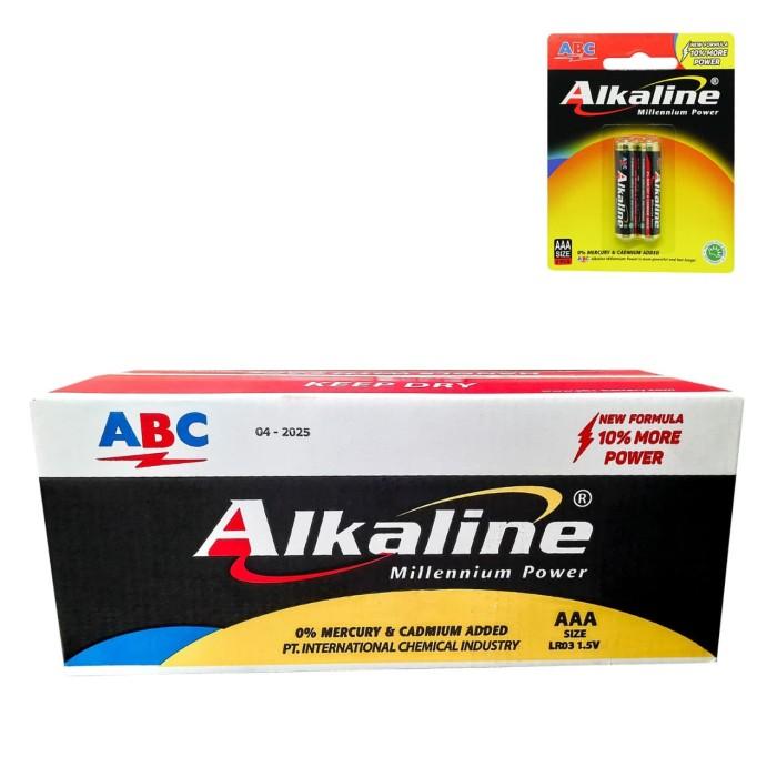 Jual ABC Alkaline LR03 2 Baterai (AAA Size) 1 Karton - Jakarta Barat ...