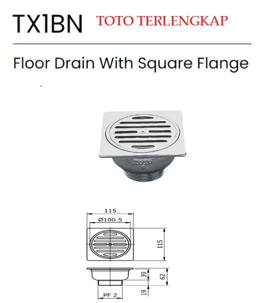 Harga Floor Drain Toto Tx 1 Bn - Home Alqu