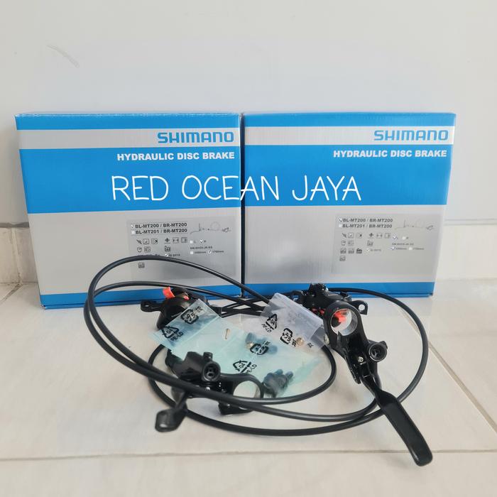 Jual disc brake set shimano altus mt200 rem sepeda hidrolik MT 200 ...