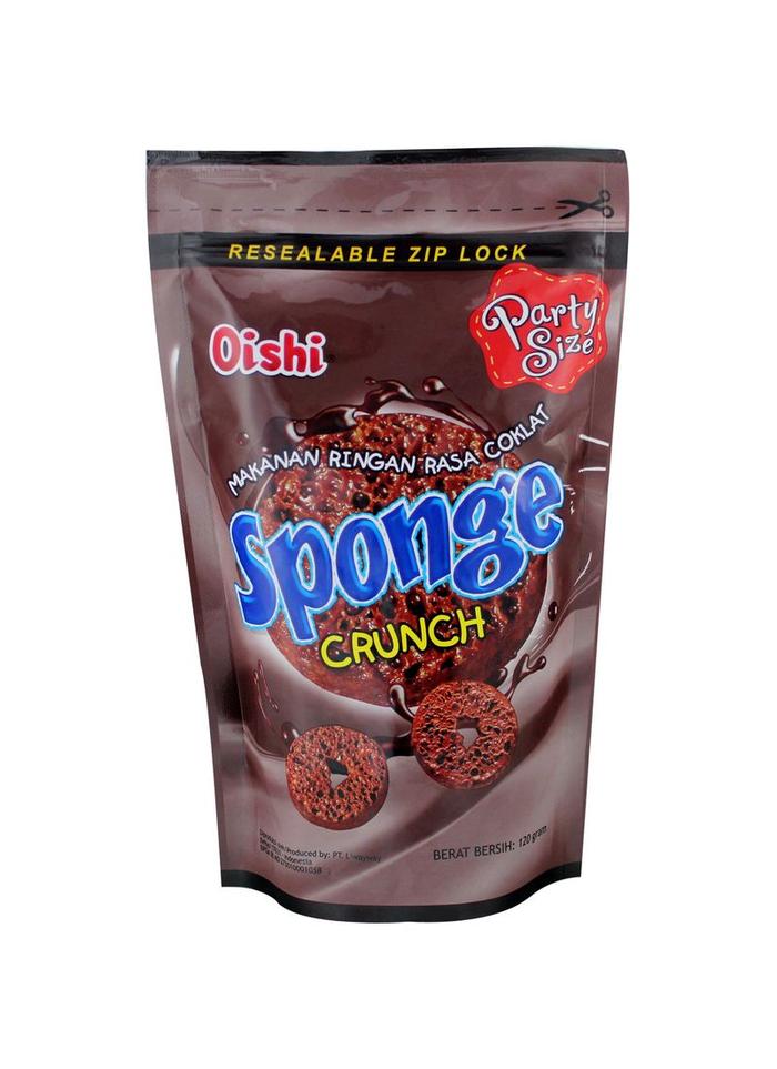 Jual Oishi Sponge Crunch Coklat 110g cemilan snack - Kab. Gresik - wafa ...