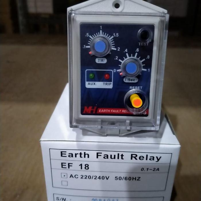 Jual Nama: Earth Fault Relay MH (DTL) - EF 18 Deskripsi: MTB 110/240 ...