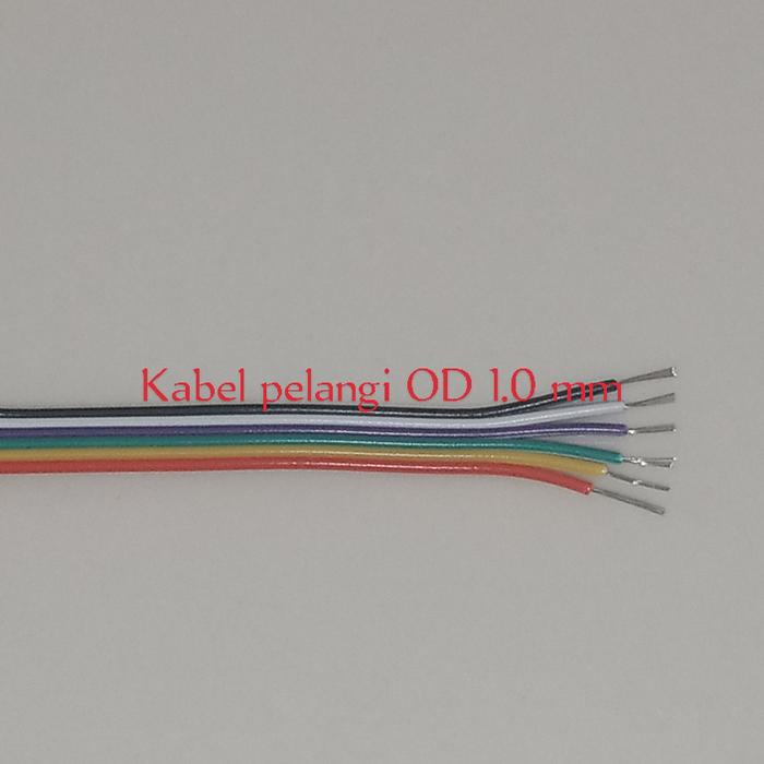 Jual Kabel pelangi 6P diameter 1.0mm isi 6 serabut per 10cm - Kab ...