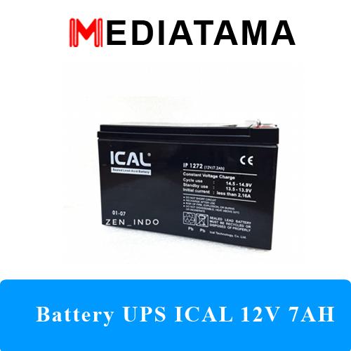 Jual Baterai Battery UPS ICAL 12V 7AH 12 Volt 7 Ah 12 V 7ah - Kota ...
