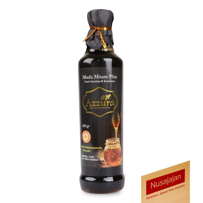 Jual Madu Hitam Plus Brazilian Propolis Habatussauda Azzura Botol 450 ...